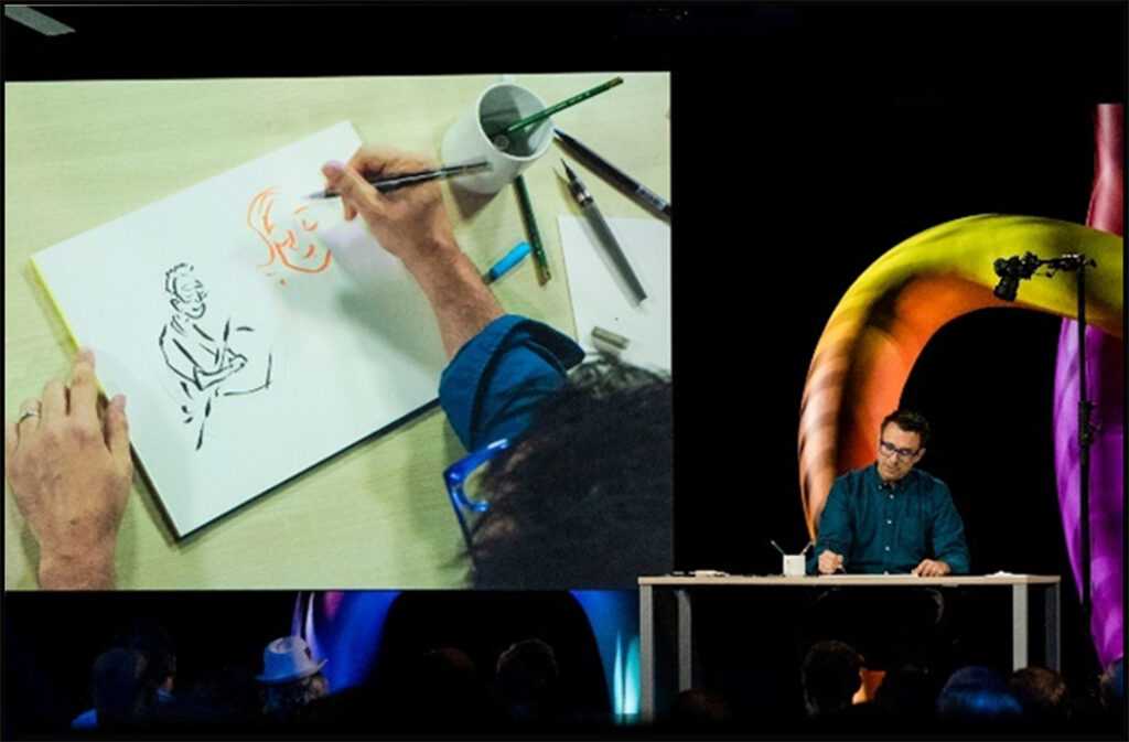 Jarrett J. Krosoczka Live Drawings of human experience, TED ...
